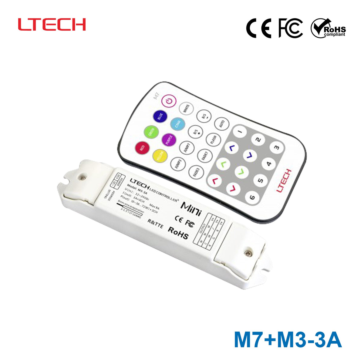 Ltech M Series M7+M3-3A LED Controller – Wellforces LLC