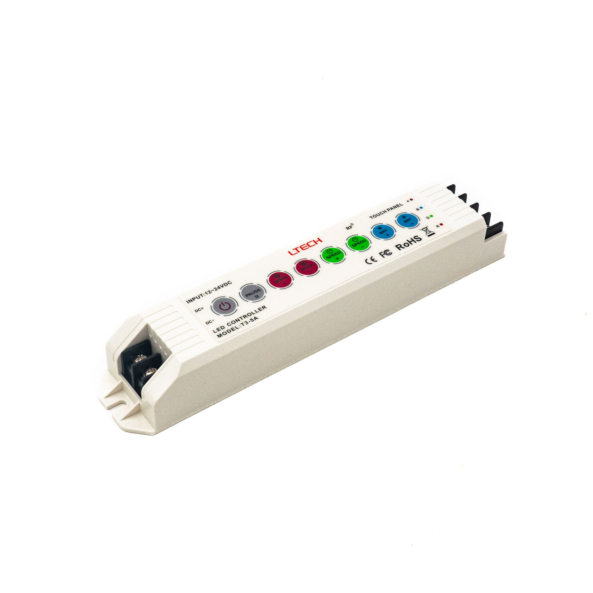 Ltech T3-5A Wireless RF Constant Voltage Controller - 3 Channel | LED ...